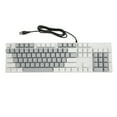 Full Size Mechanical Keyboard 104 Keys USB Wired Gaming Keyboard with Numeric Keypad Red Switch ...