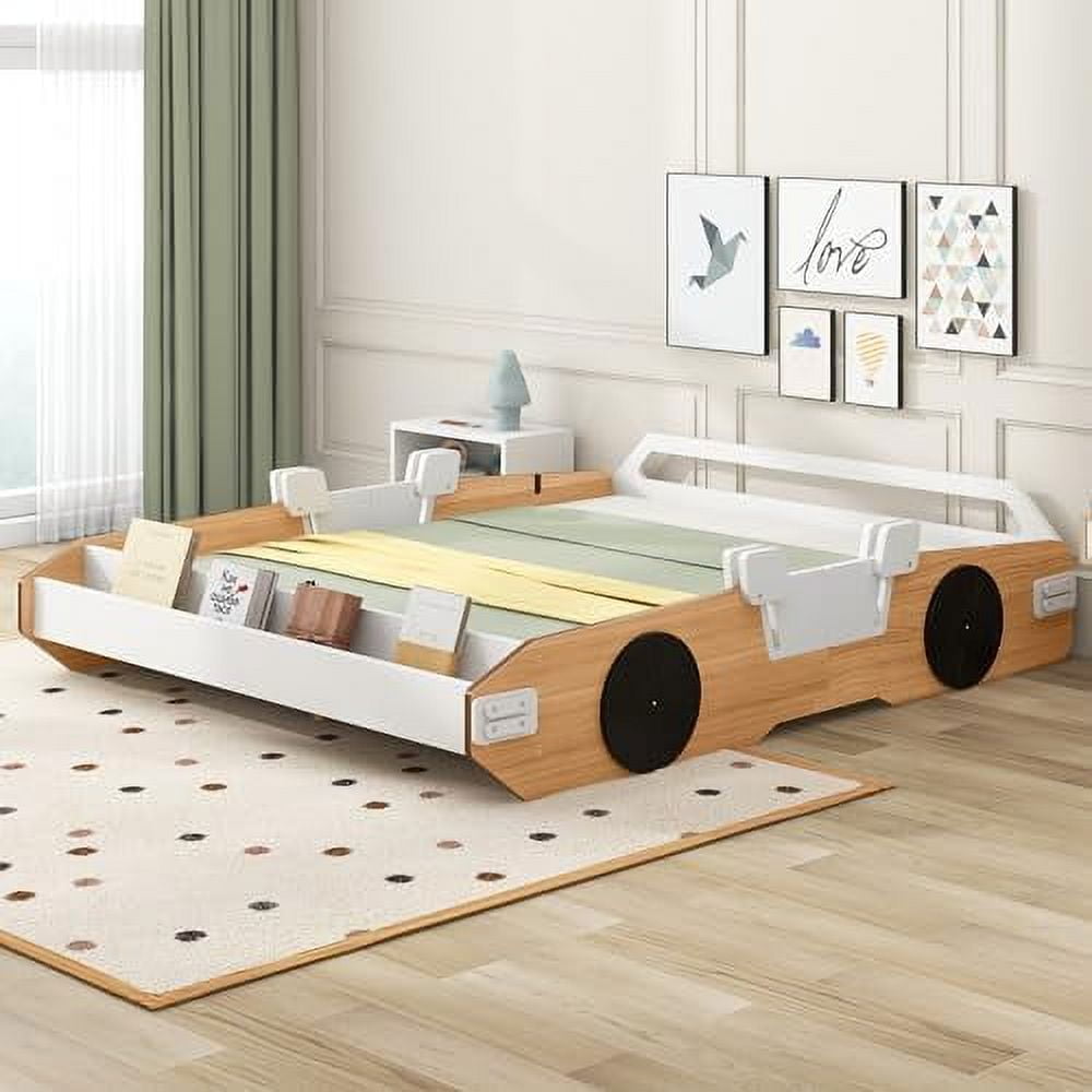 Full Size Race Car Bed with Door and - Walmart.com