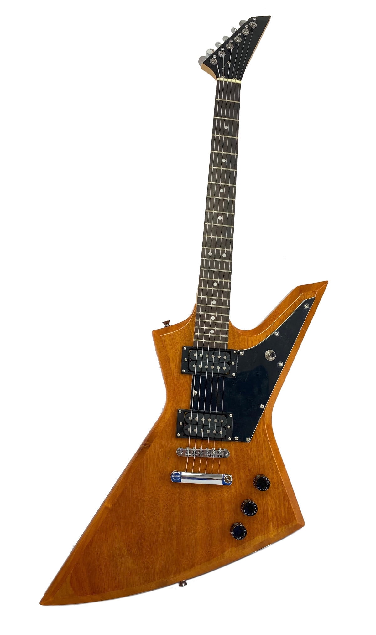 Right Handed Electric Guitar - Full size, 6 Strings, Natural Brown ...
