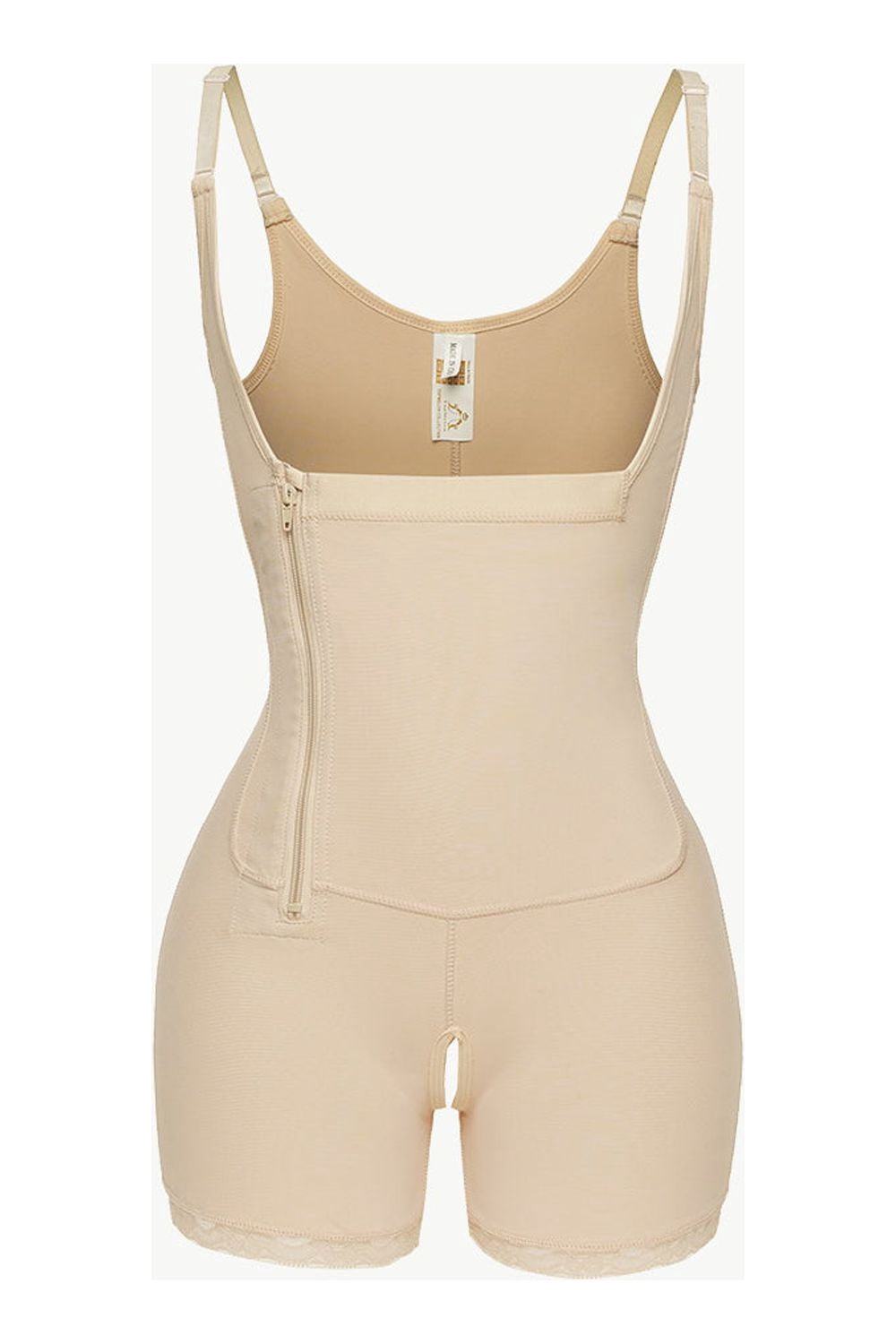 Full Size Side Zipper Under-Bust Shaping Bodysuit - Walmart.com