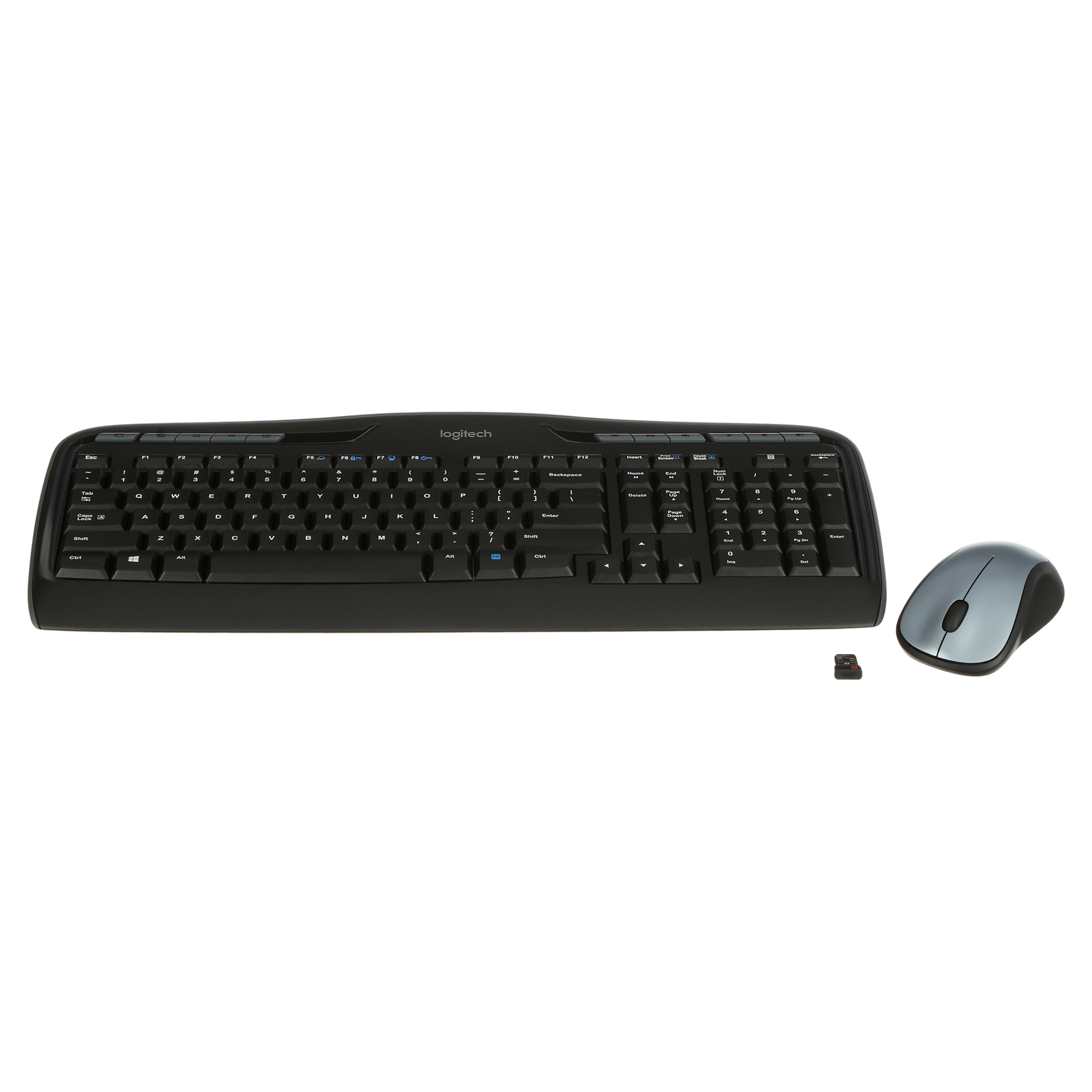 Logitech MK345 Wireless Combo with Full-Size Keyboard and Right-Handed ...