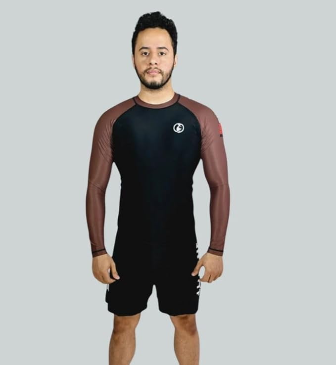 KOMBAT USA Mens Pro Rash Guard Long Sleeve, Men Full Sleeve Ranked pro ...