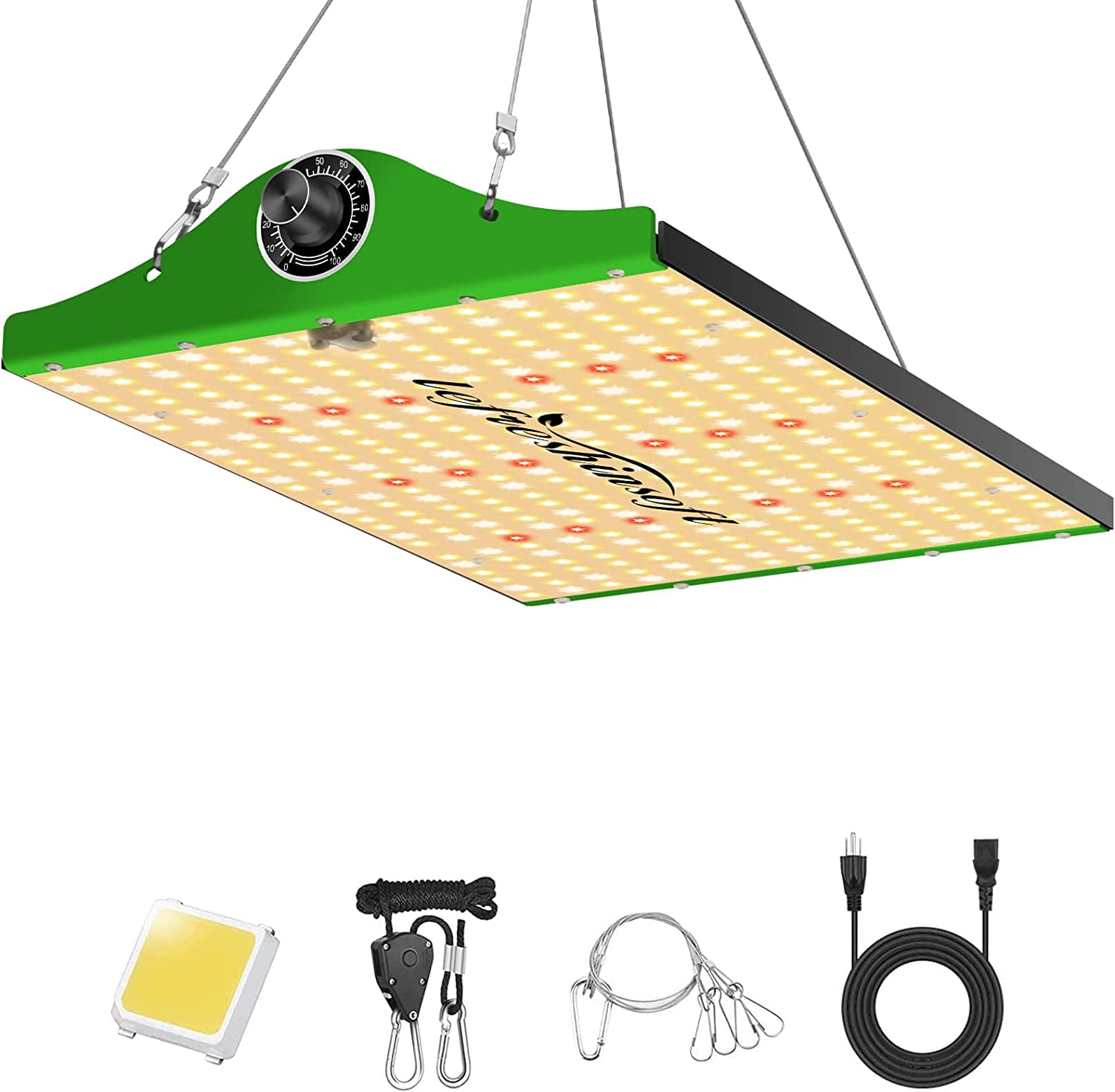 Full Spectrum 1000W LED Grow Light F1000 Series 3 x 3ft Coverage ...