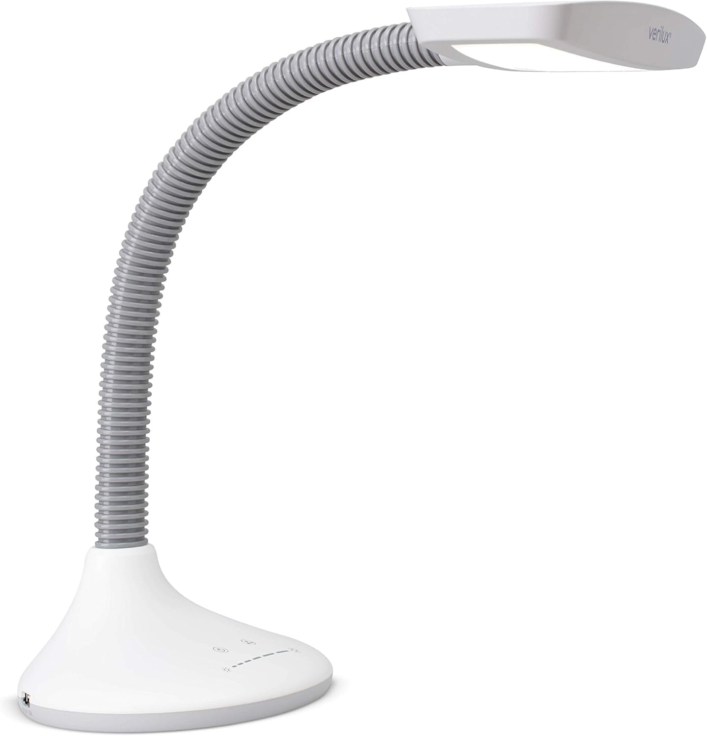 Full Spectrum LED Desk Lamp with Adjustable Brightness, Flexible ...