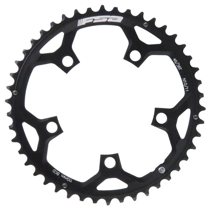 Full Speed Ahead Pro Road Chainring - 50t 110 BCD Aluminum N11 Black ...