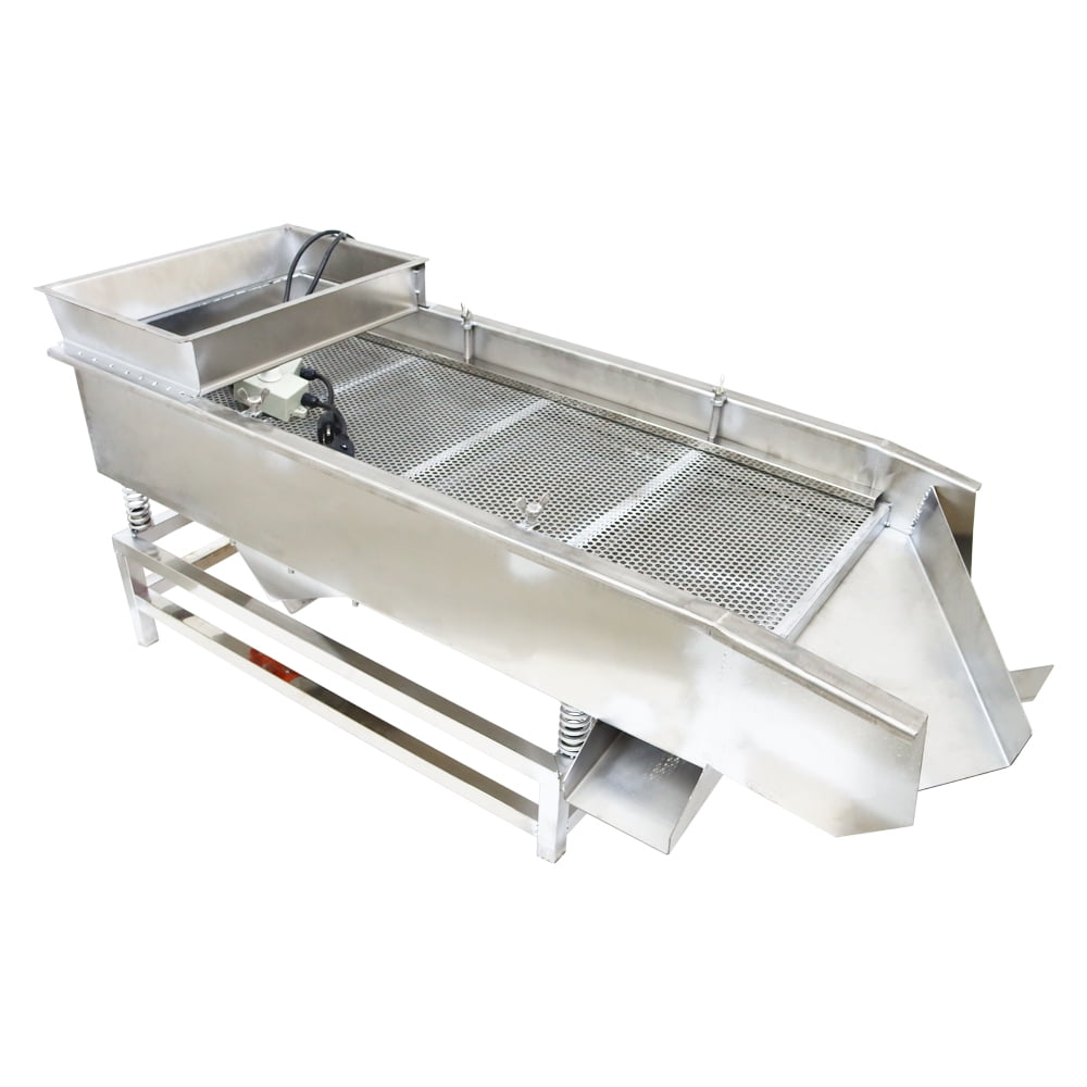 Full Stainless Steel Linear Vibrating Screen Linear Sifter Machine with ...