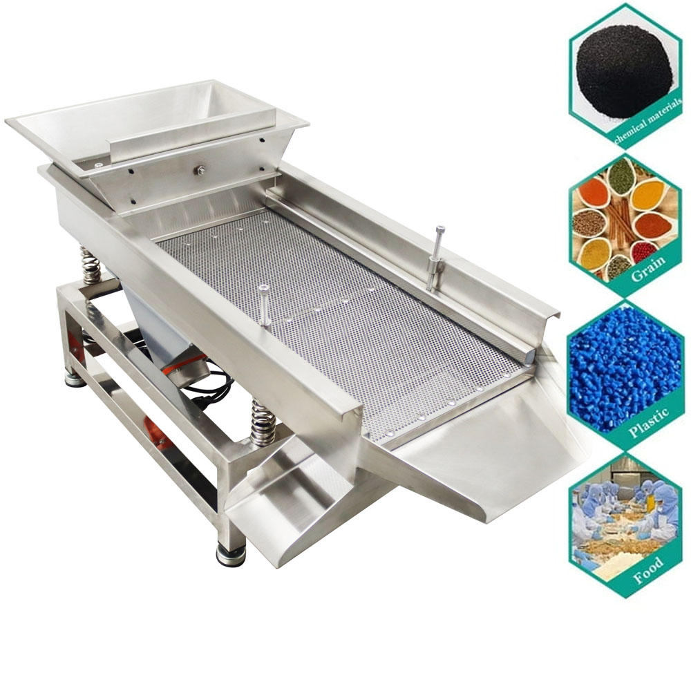 Full Stainless Steel Linear Vibrating Screen Screen Shaker Linear with ...