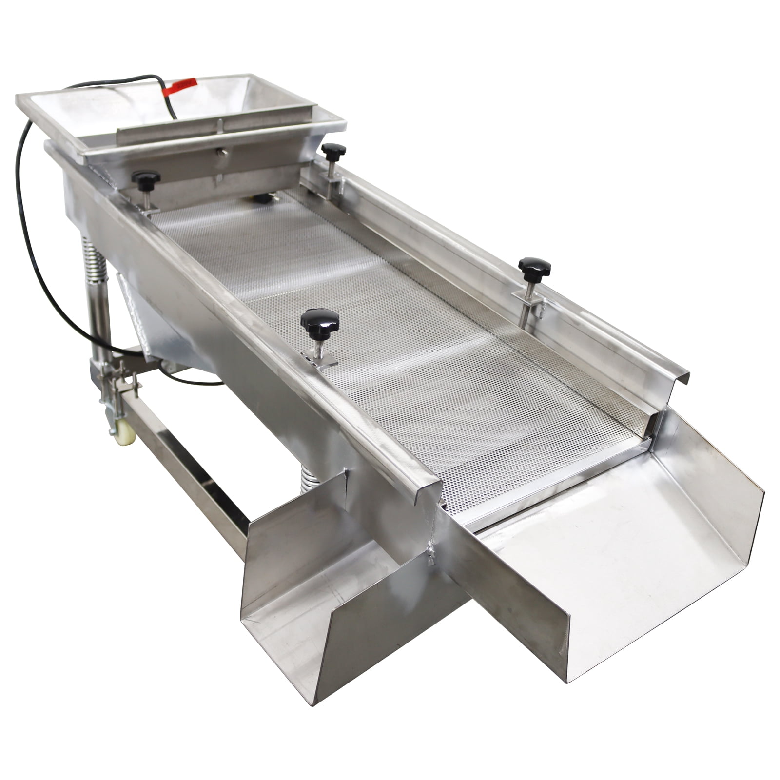 Full Stainless Steel Linear Vibrating Screen Vibration Screening ...