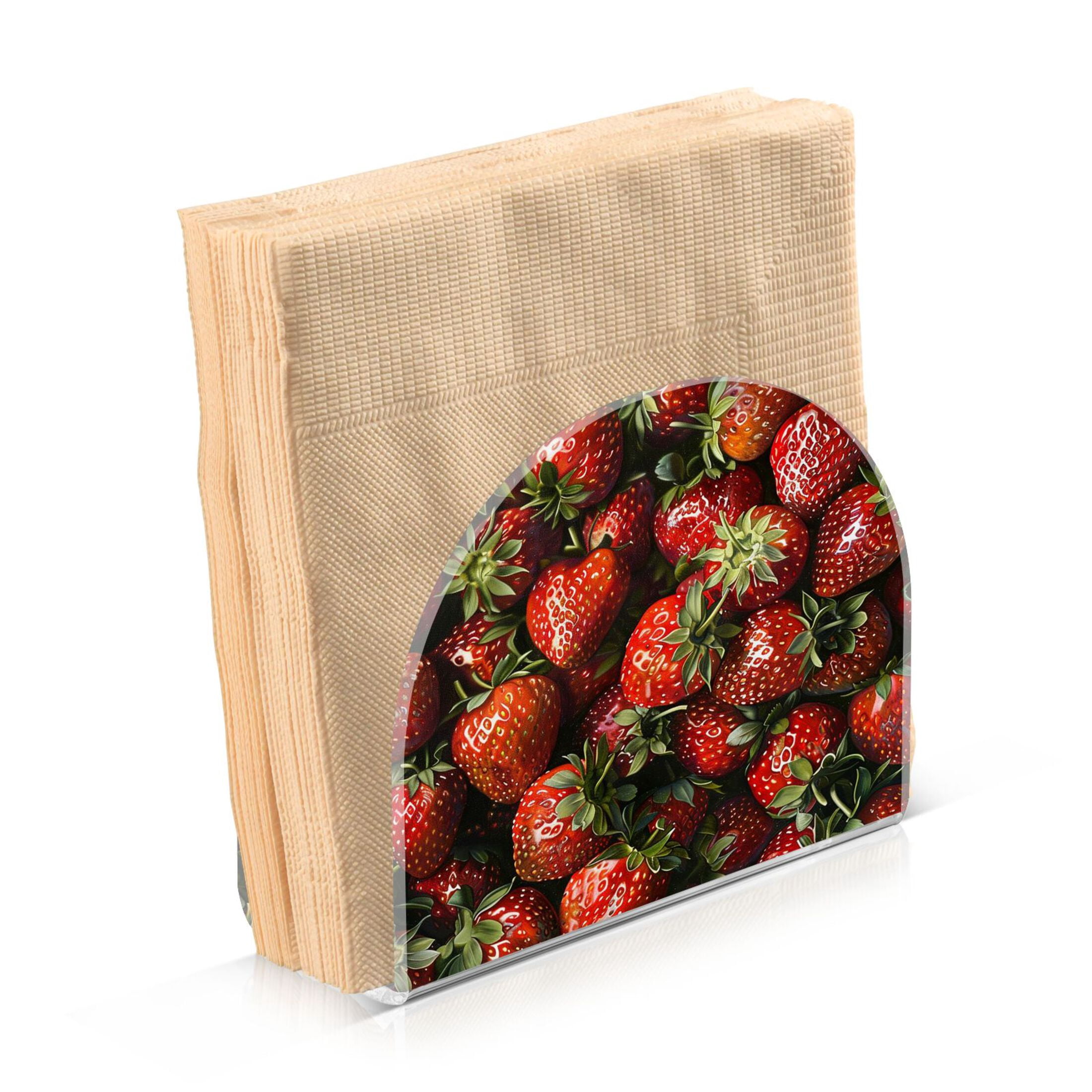 Full Strawberries Napkin Holders for Tables Napkin Stand Paper Holder ...