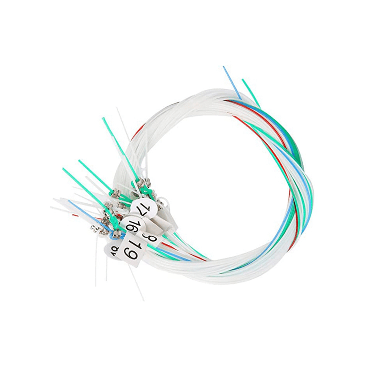 Full Strings 1 Set 19 Nylon String Replacement for Seven-String Harp ...