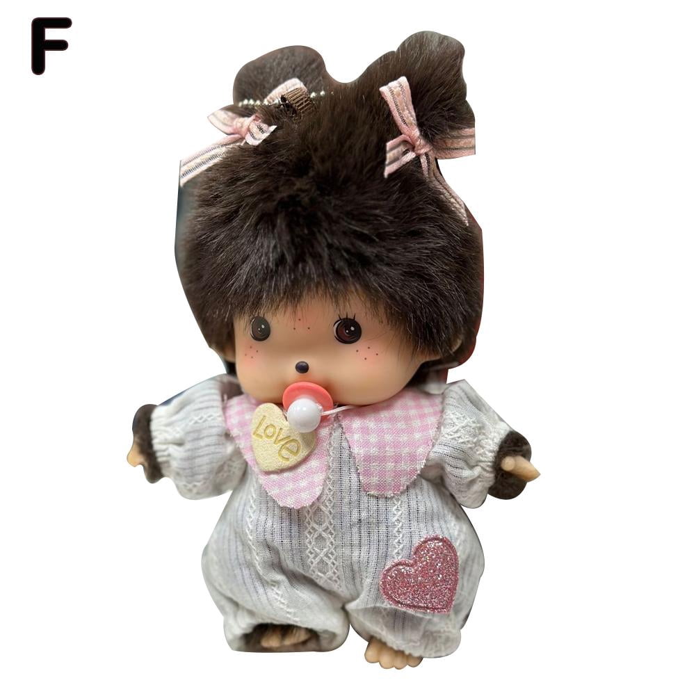 Full Style 15cm Monkey Plush Doll Super Cute School Bag Pendant Claw ...