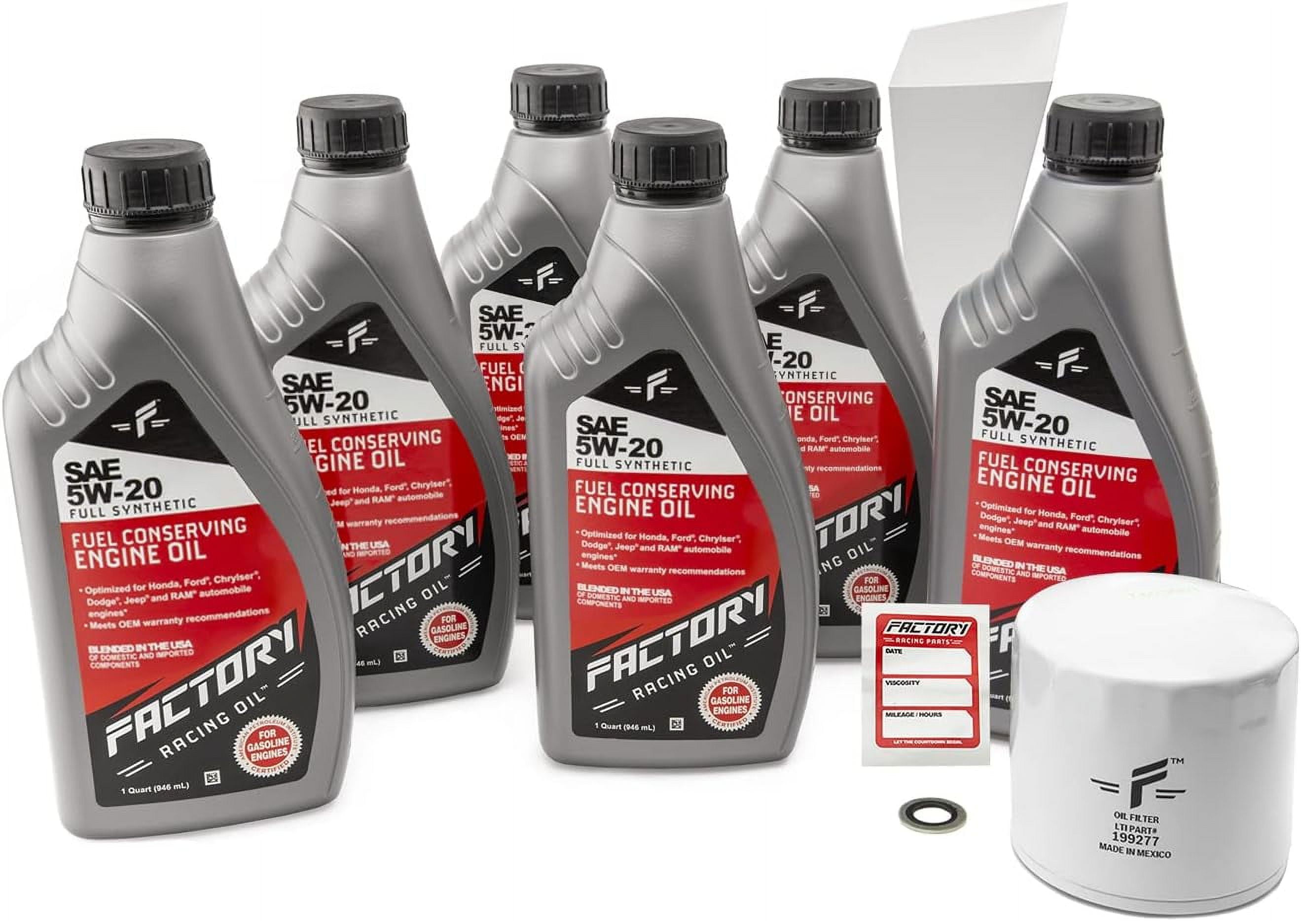 Full Synthetic Oil Change Kit compatible with Trucks and – Includes 6 ...