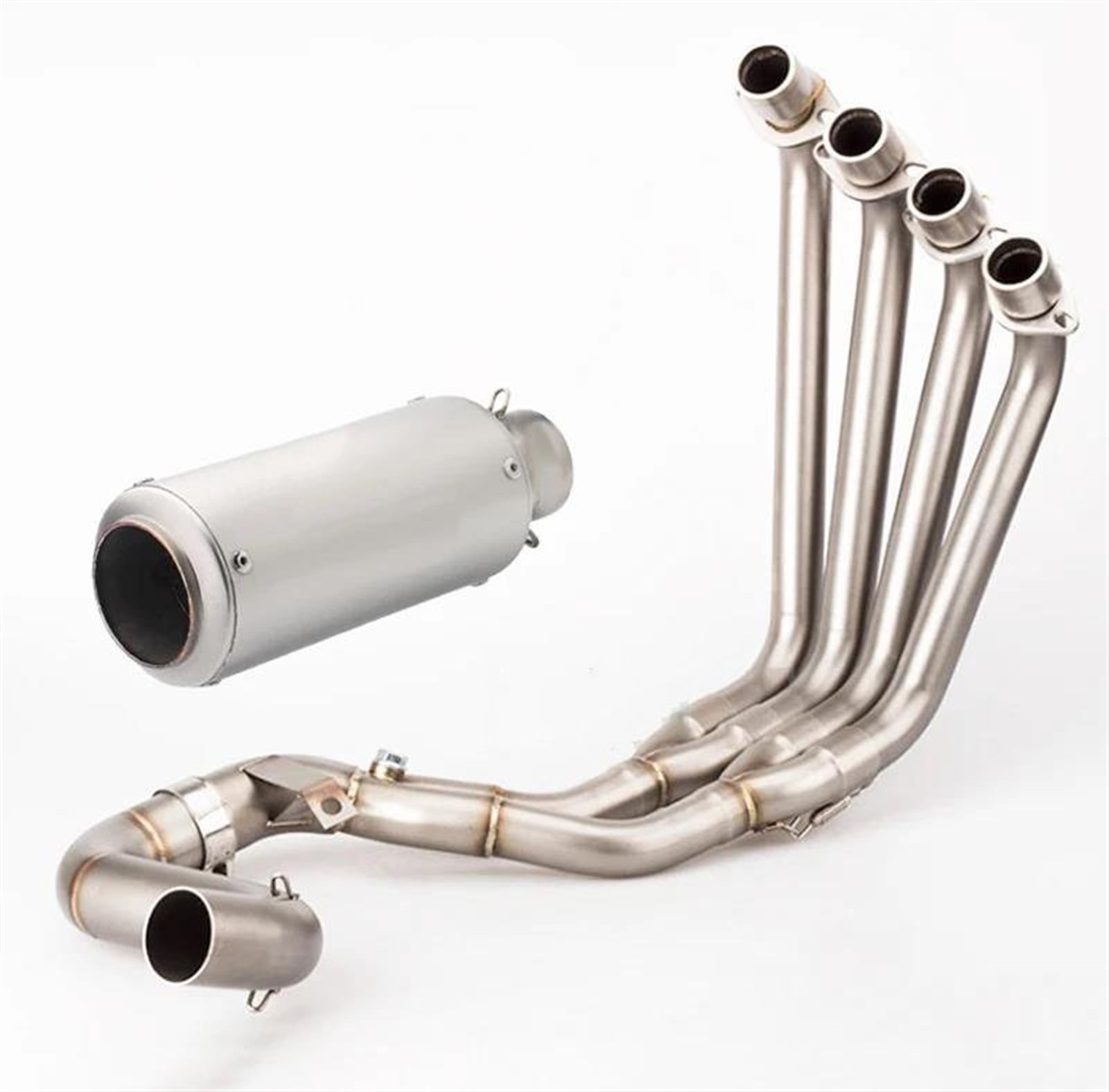 Full Systems Motorcycle Exhaust Front Pipe Modified Header Pipe Slip On ...