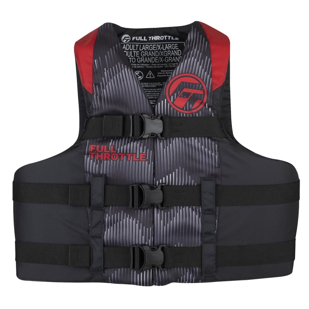 Full Throttle 112200-100-110-22 Adult Nylon Life Jacket - 4X-Large/7X ...