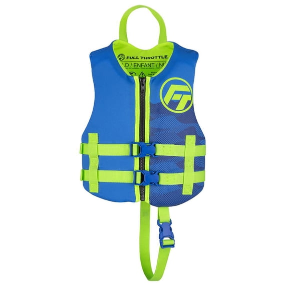 Full Throttle 142100-500-001-22 Child Rapid-Dry Life Jacket - Blue ...