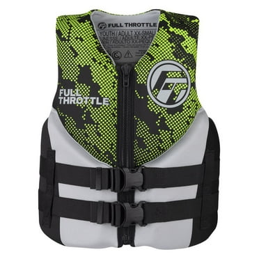Full Throttle Adult Rapid-Dry Life Jacket L XL Aqua - Walmart.com