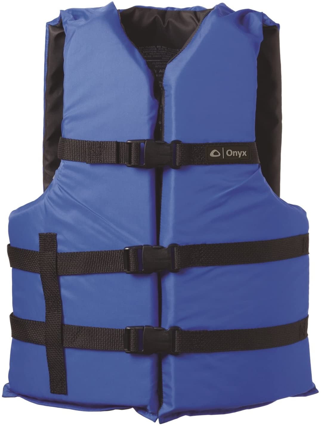 Onyx Universal Adult Life Vest - Durable, Lightweight, Adjustable, Blue ...