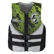 Full Throttle Adult Rapid-Dry Life Jacket 2XL 4XL Grey - Walmart.com