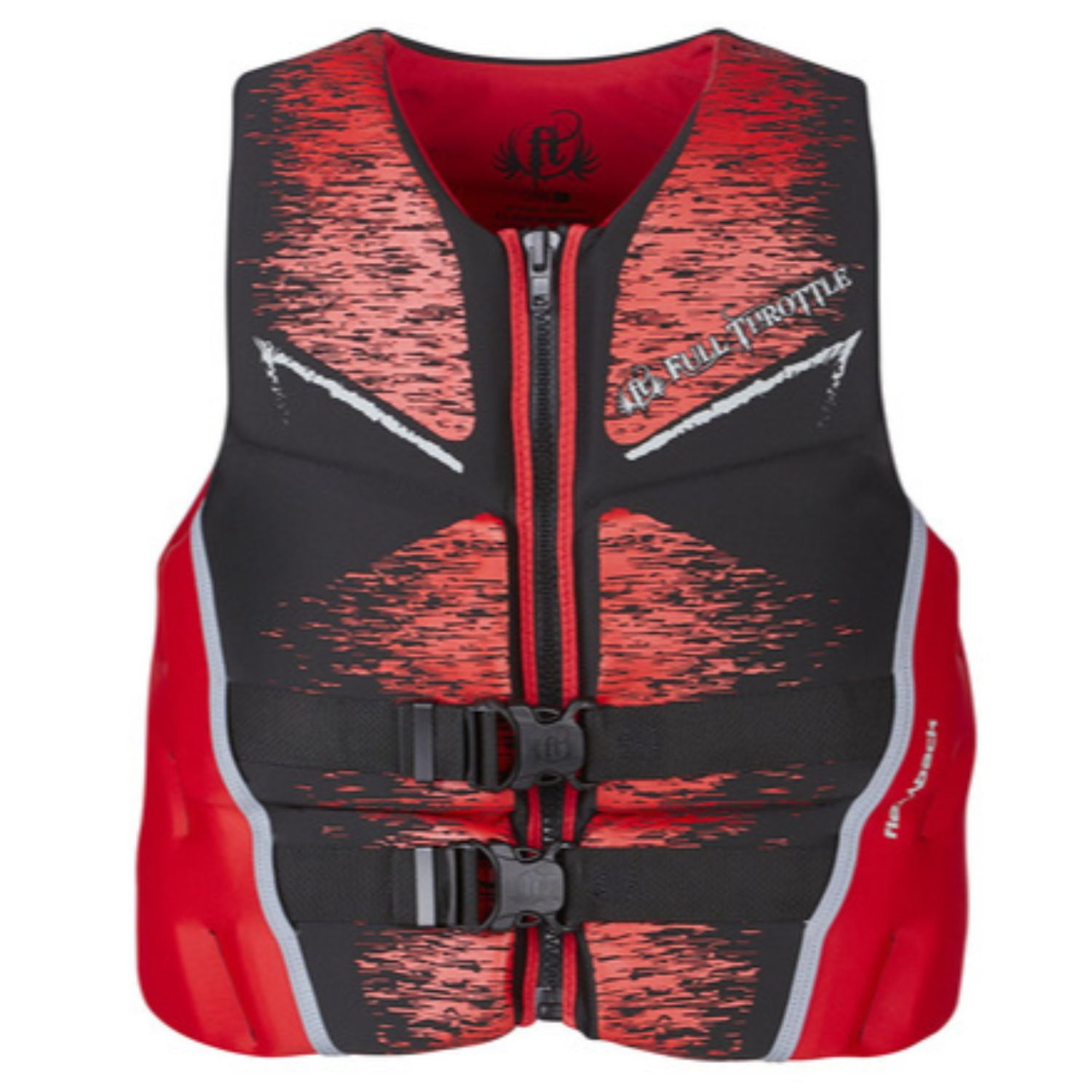 Full Throttle Mens Life Jacket Rapid-Dry Flex-Back-Red-2XL - Walmart.com