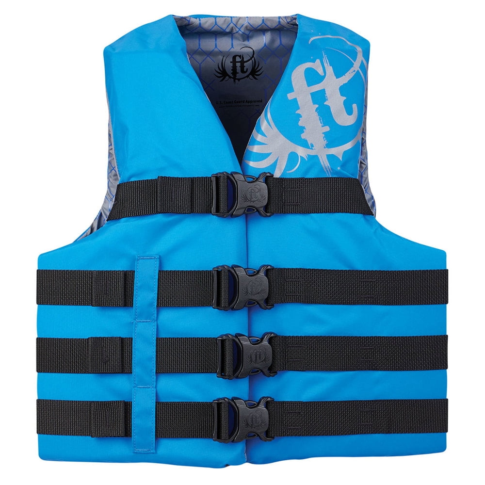 Full Throttle Teen Life Jacket Nylon-Blue - Walmart.com