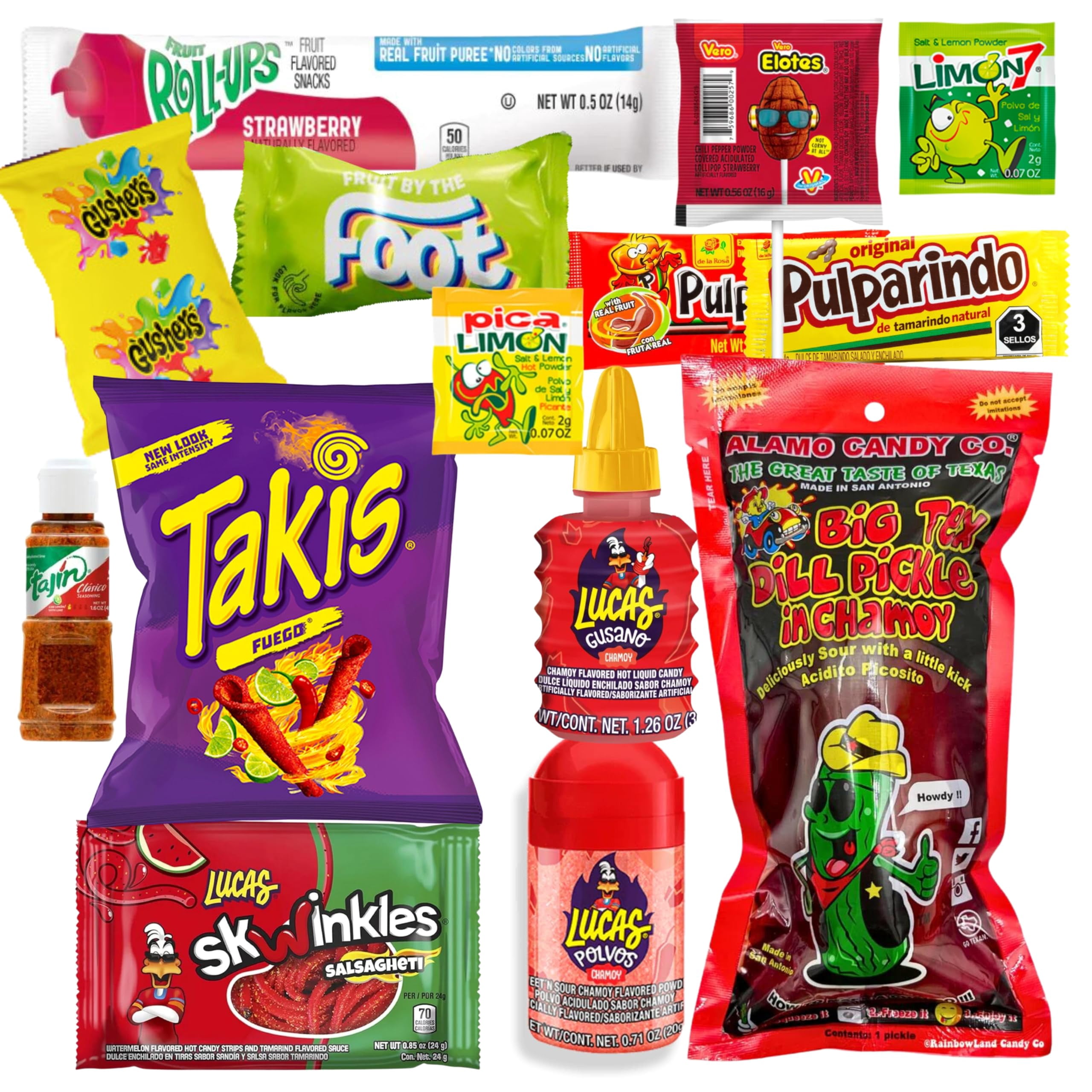 The Full Tiktok Chamoy BDF32 Pickle Kit With Candy; Includes Fruit ...