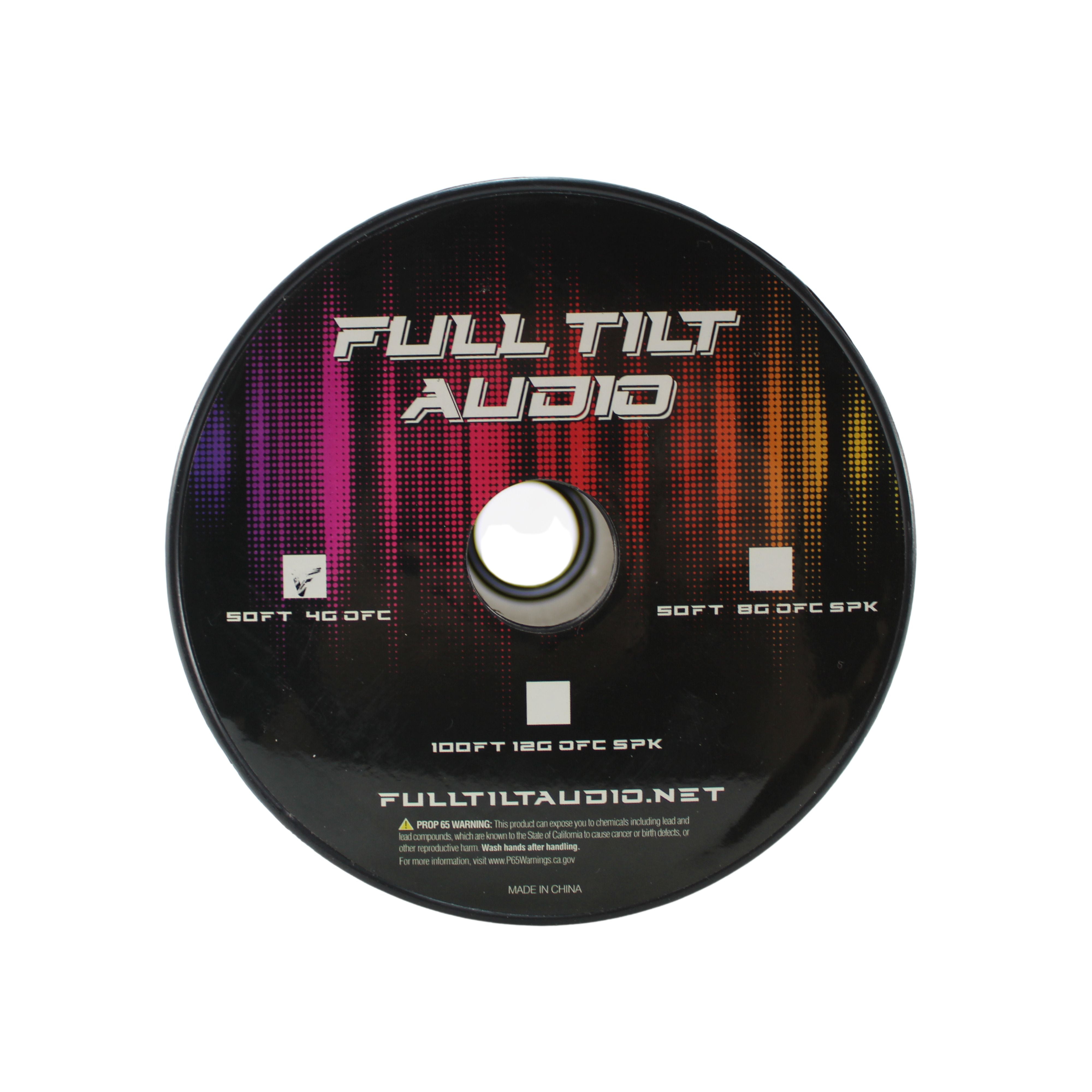 Full Tilt 4 Gauge Red OFC Power/Ground Cable/Wire Oxygen Free Copper ...