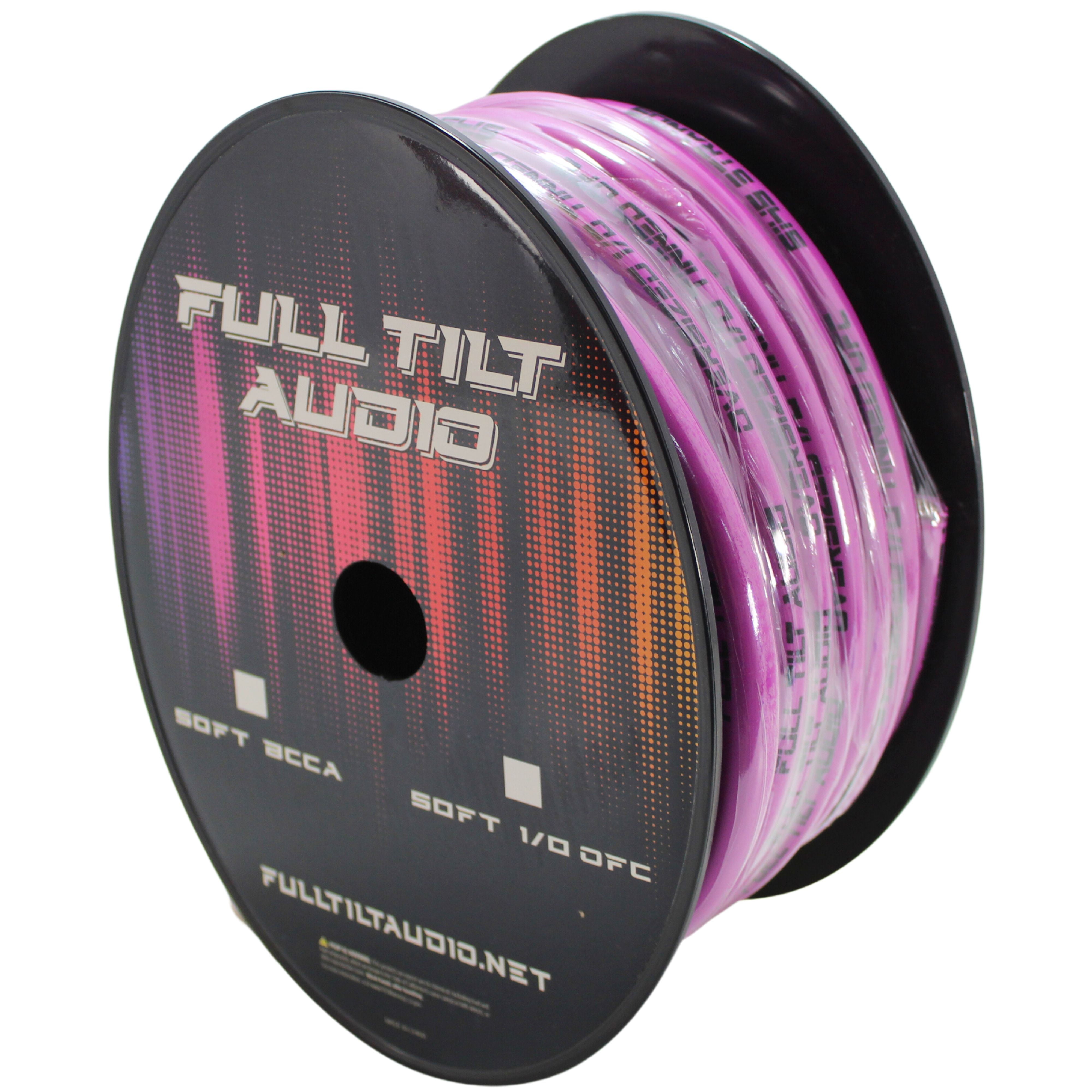 Full Tilt Audio 1/0 Gauge Tinned Oxygen Free Copper Power/Ground Wire ...