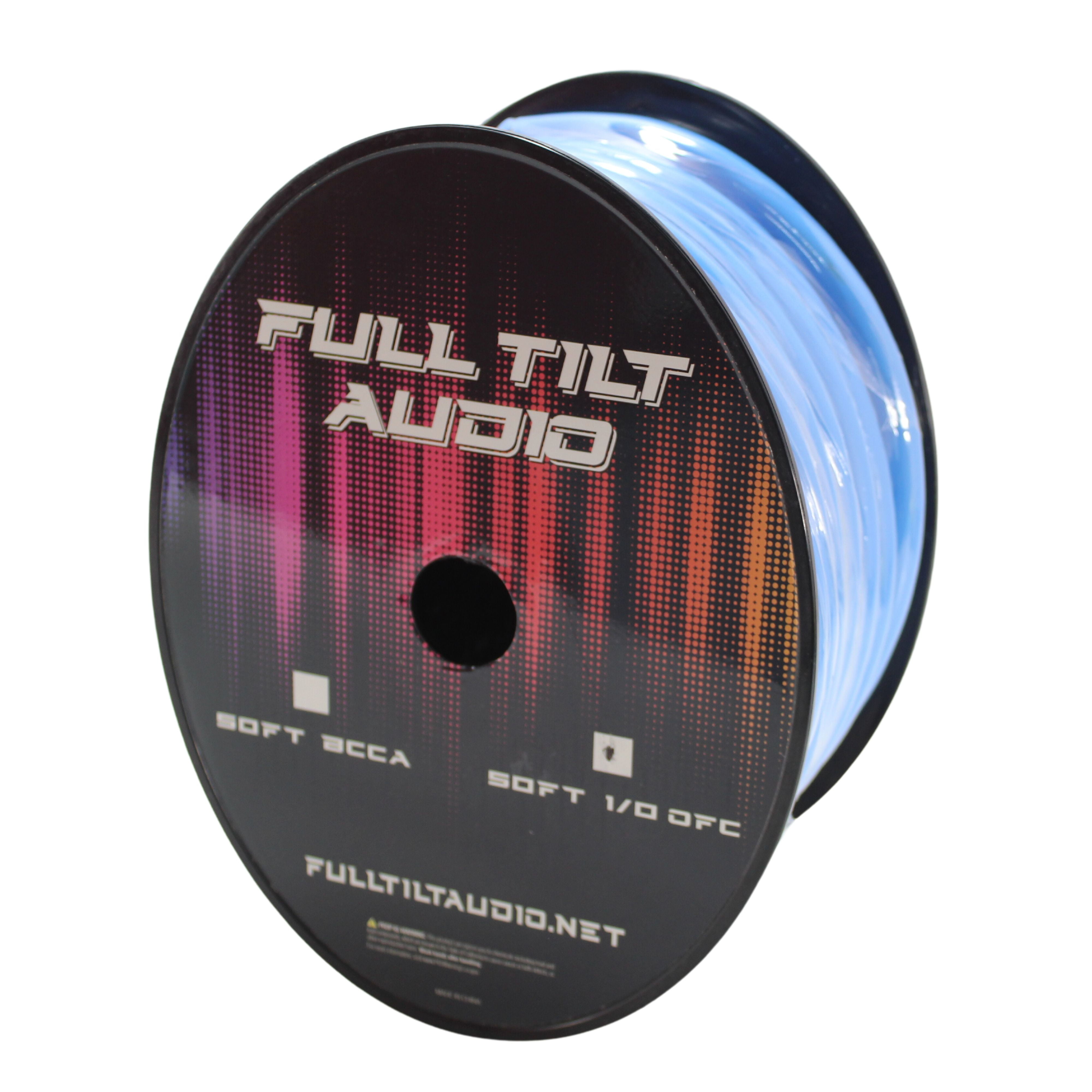 Full Tilt Audio 1/0GA Tinned Oxygen Free Copper Power/Ground Wire Light ...