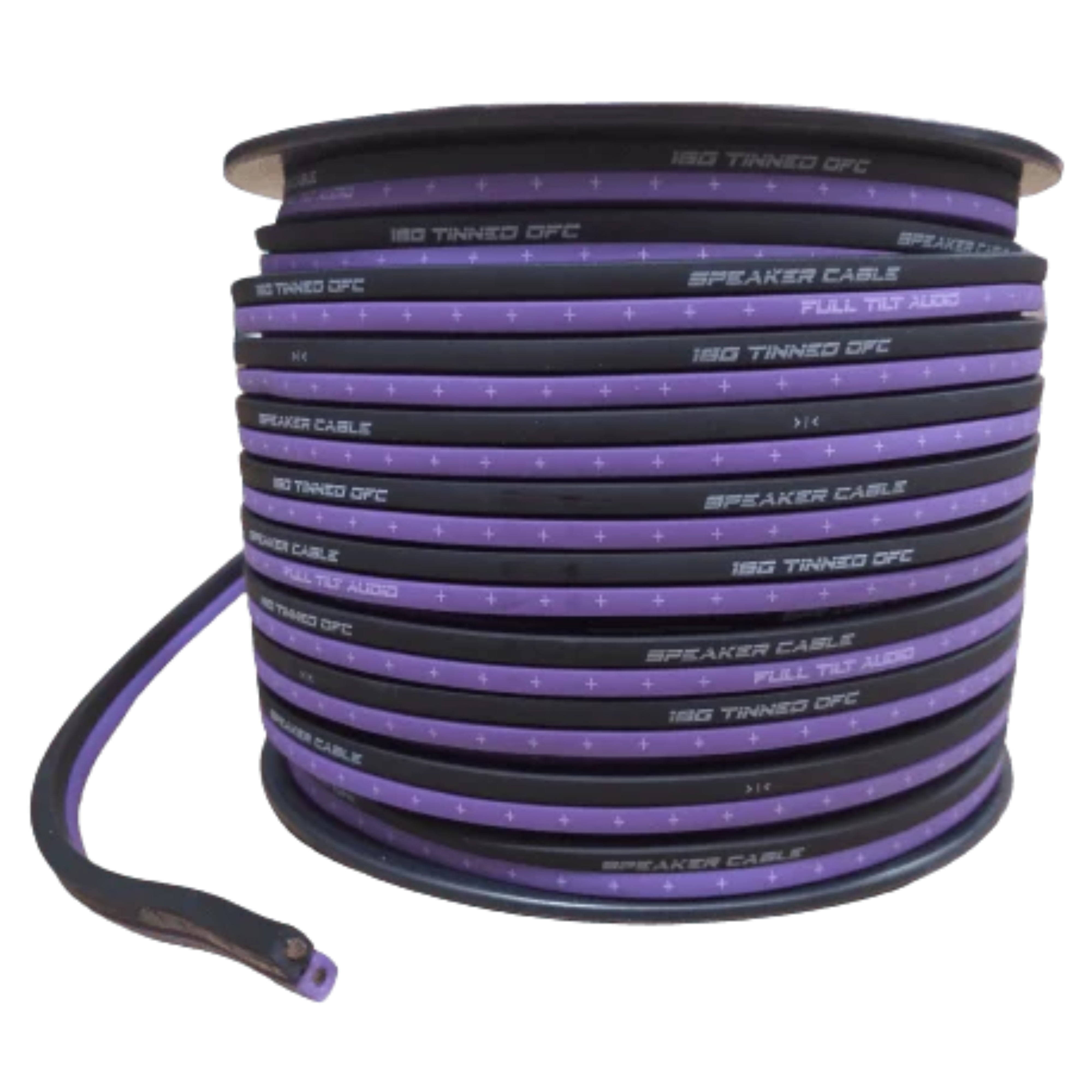 Full Tilt Audio 16GA Tinned Oxygen Free Copper Speaker Wire Purple ...