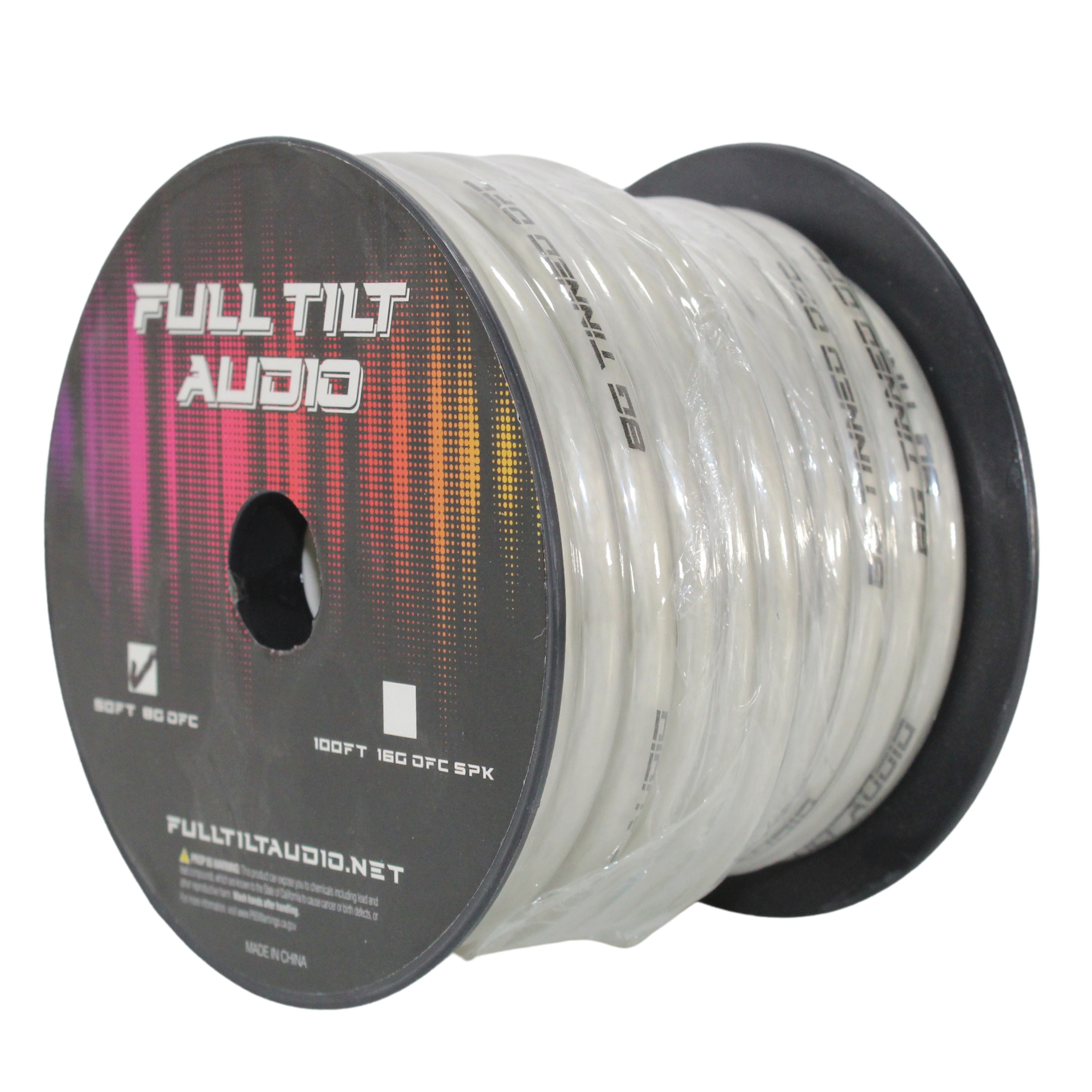Full Tilt Audio 8 Gauge Tinned Oxygen Free Copper Power/Ground Wire ...