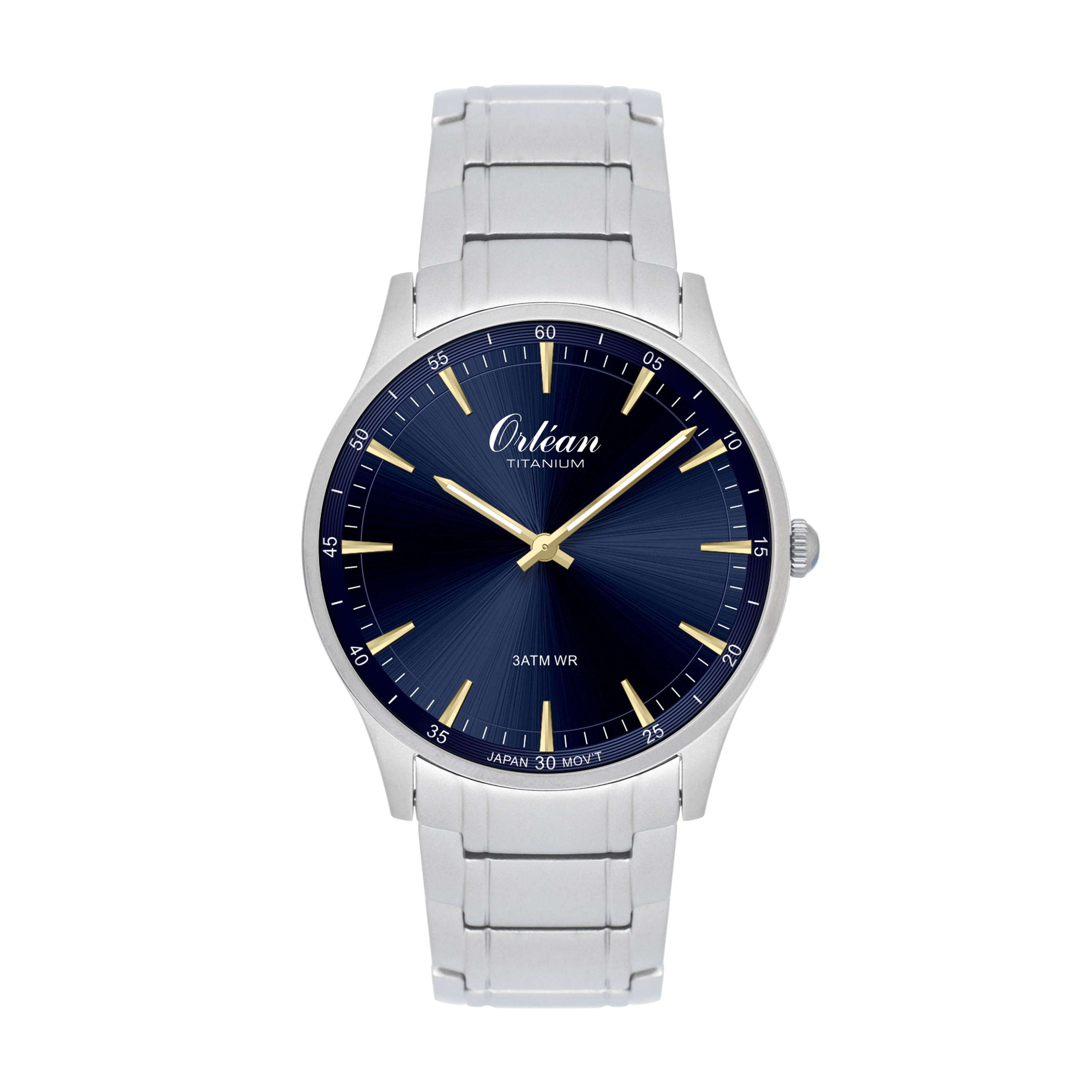 Full Titanium Watch, Orlean 41mm Thin Analog Mens Titanium Watch, 10 ...