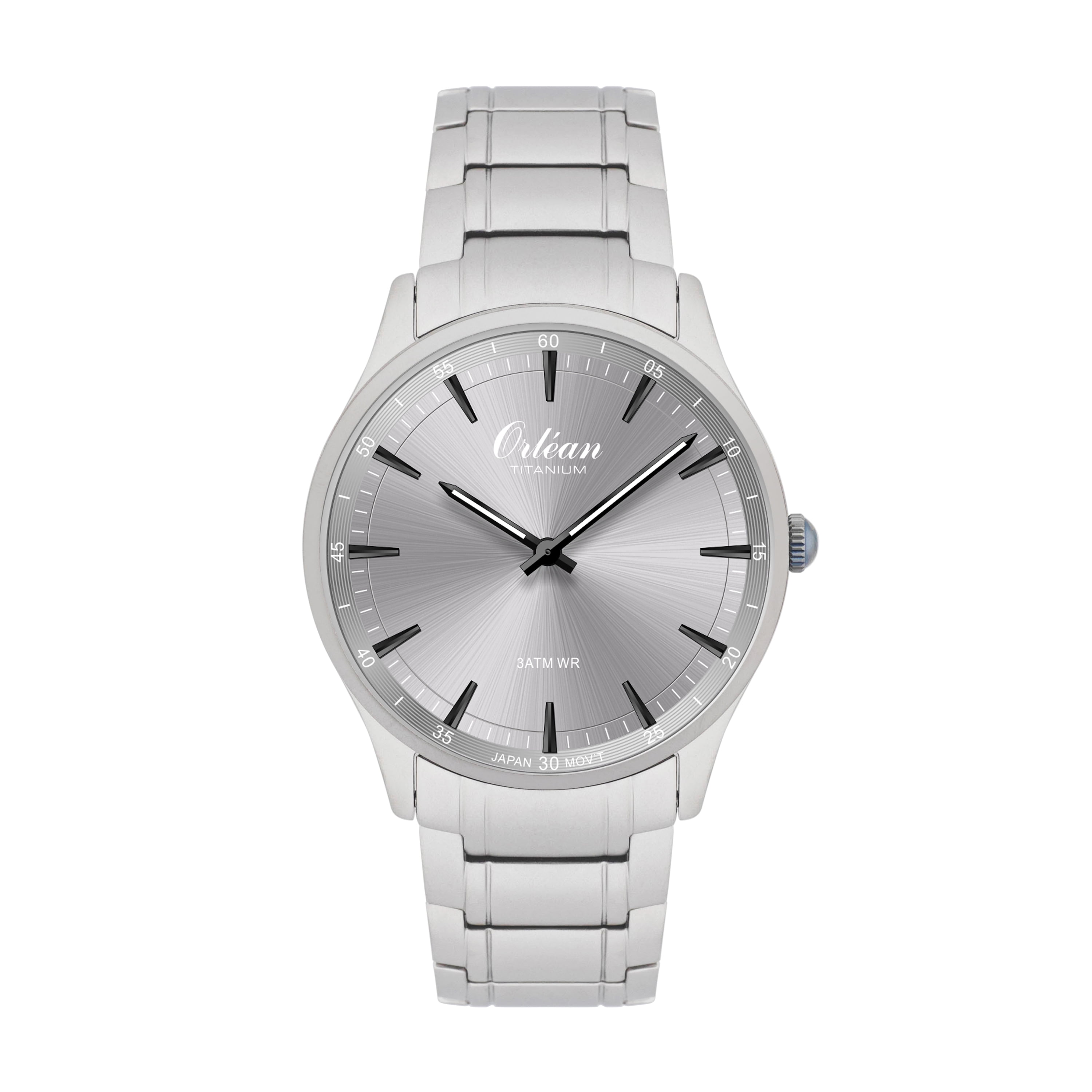Full Titanium Watch, Orlean 41mm Thin Analog Mens Titanium Watch, 10 ...
