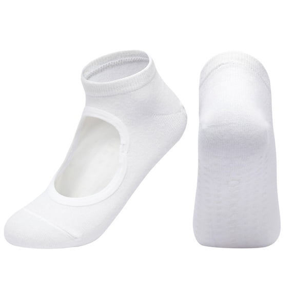 Full Toe Ankle Socks Cotton Socks Slip Resistant Pilates Socks for ...