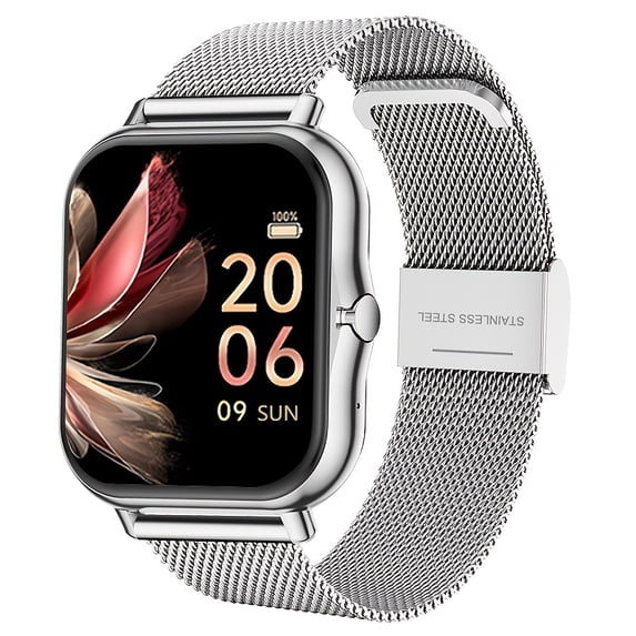 Full-Touch Alloy Smart Watch - Bluetooth Calling & 100+ Sports Modes ...