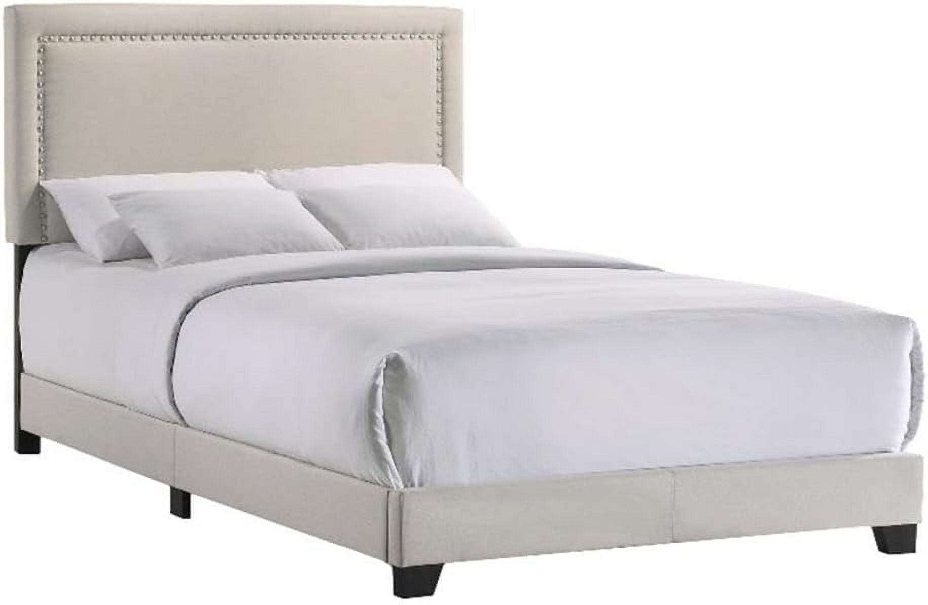 Full UPH Bed Platform, Beige - Walmart.com
