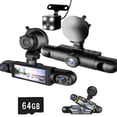 Full View Car Dashcam System, 360° 4-Channel Full-View Car Dashcam ...