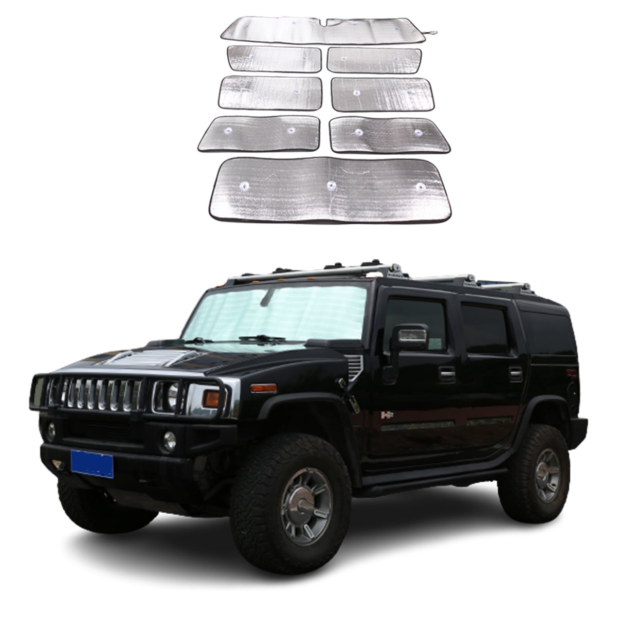 Full Windshield Sunshade for Hummer H2 2003-2009 ,Full Window Sun Shade ...