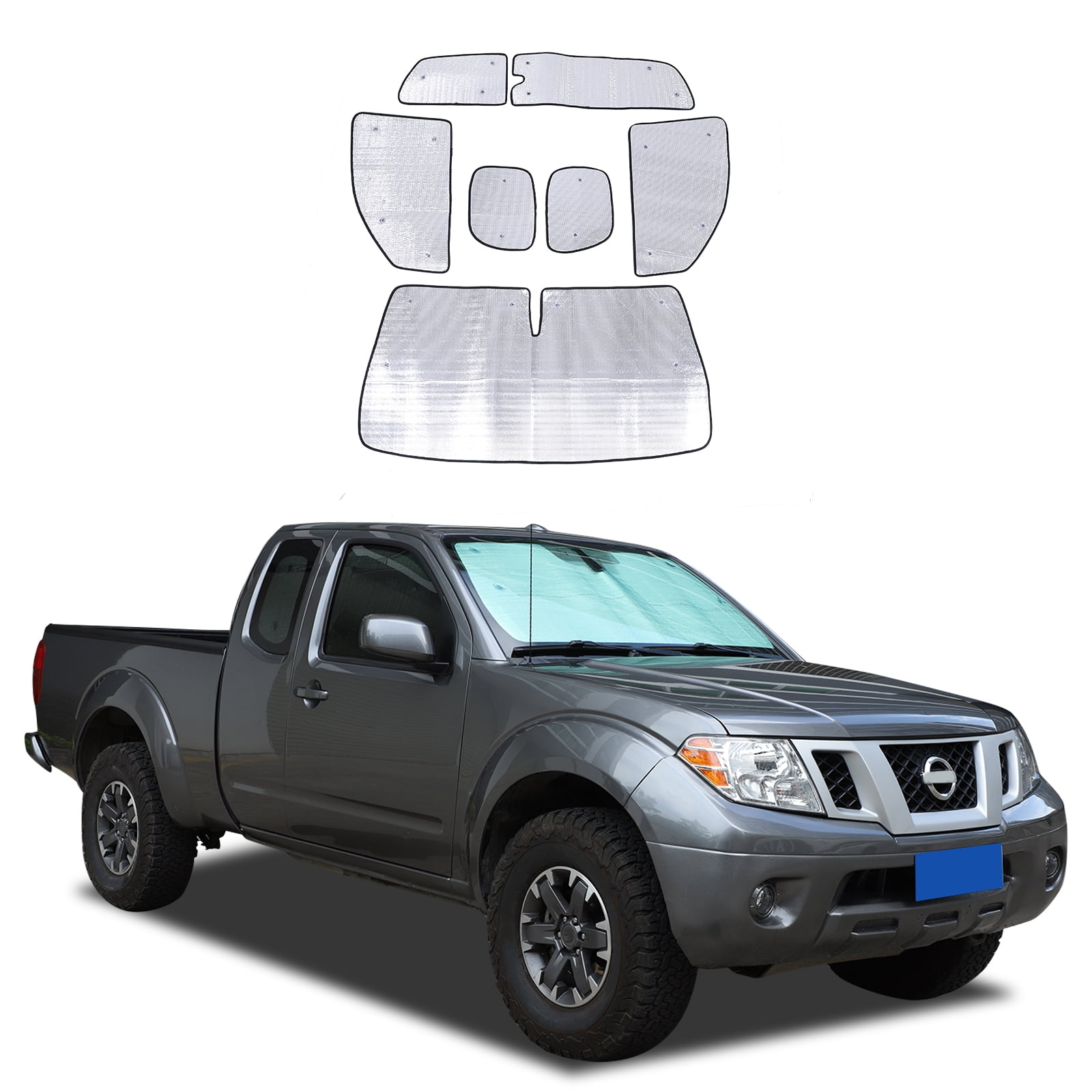 Full Windshield Sunshade for Nissan Frontier 2013-2021（two-door version ...
