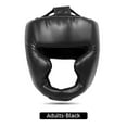 Full-covered Pu Boxing Helmet Kids Adults Muay Thai Training Sparring ...