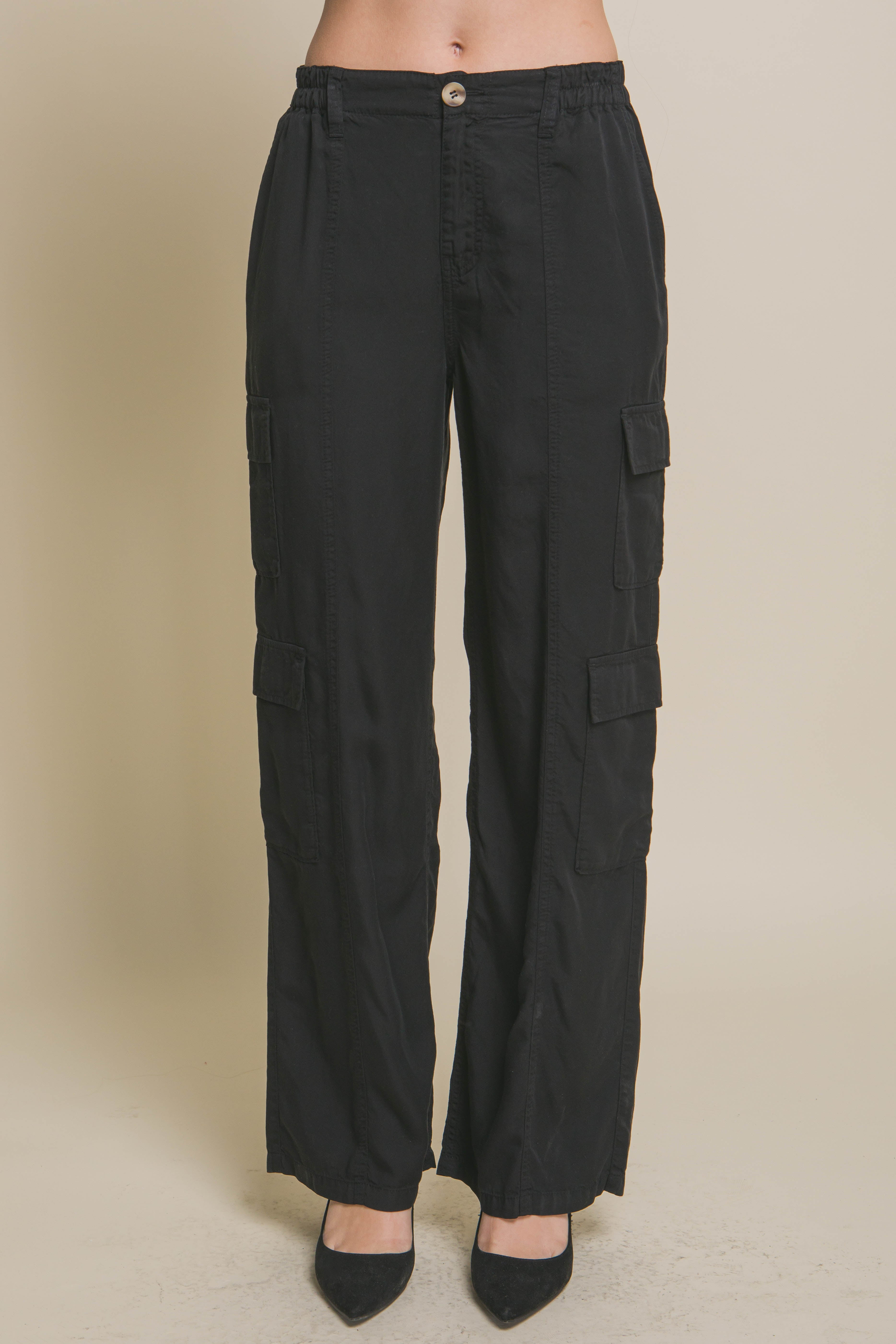 Full-length Tencel Pants With Cargo Pockets - Walmart.com