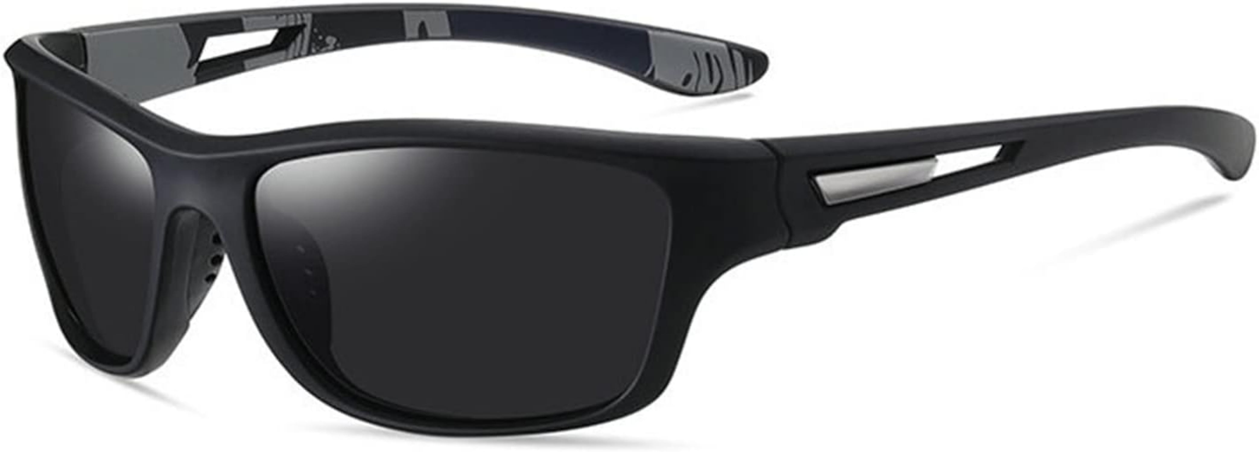 Full lens Polarized Reading Sunglasses for Men Driving Running Sports Reader Square UV ...