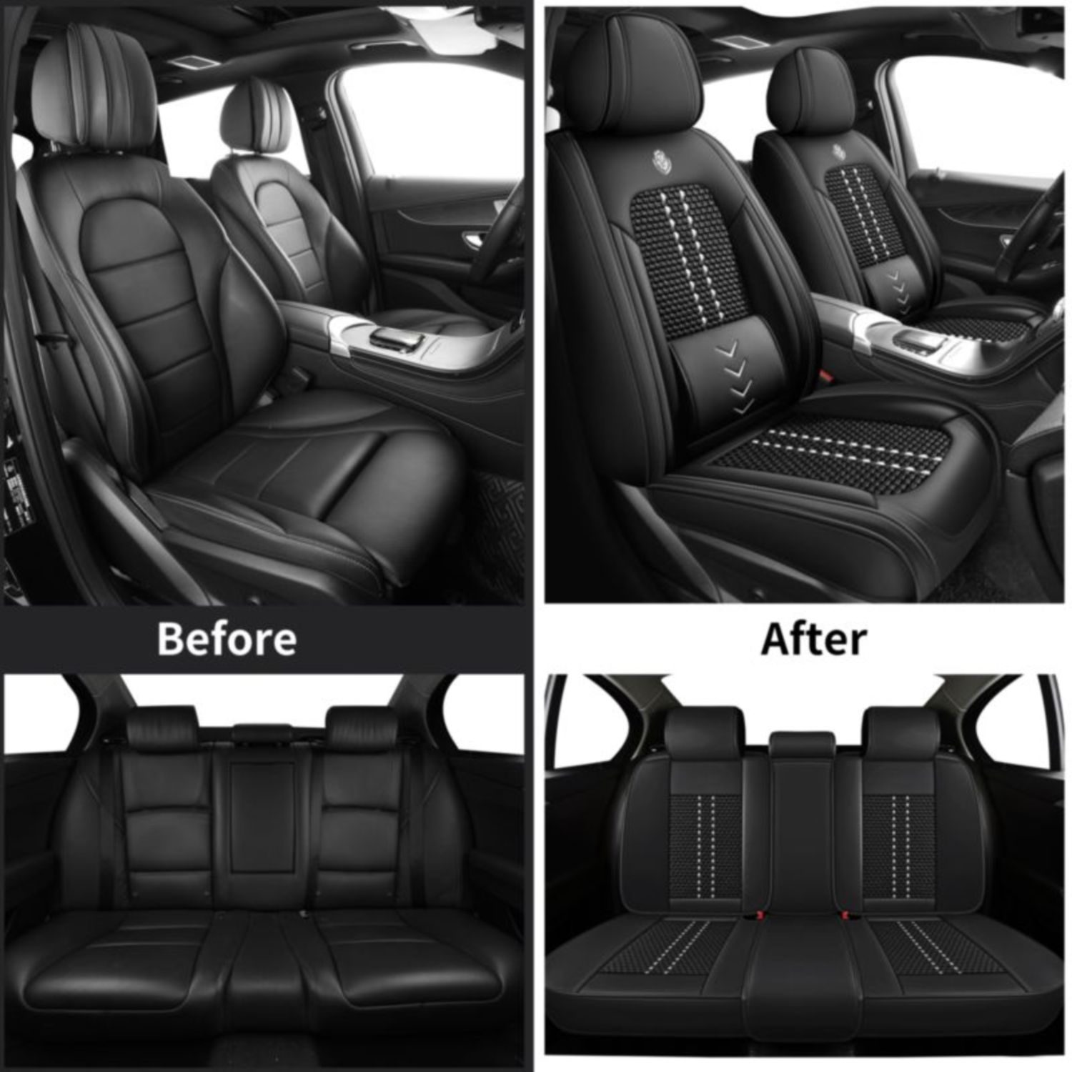 Full set of five-seat covers, suitable for Nissan KICKS models 2019 ...