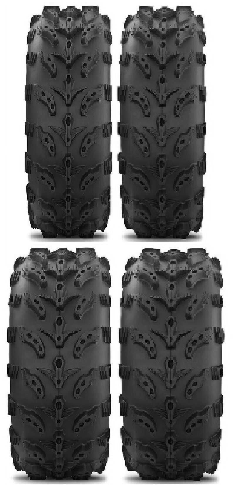 Full set of Interco Swamp Lite 25x8-12 and 25x10-12 ATV Tires (4 ...