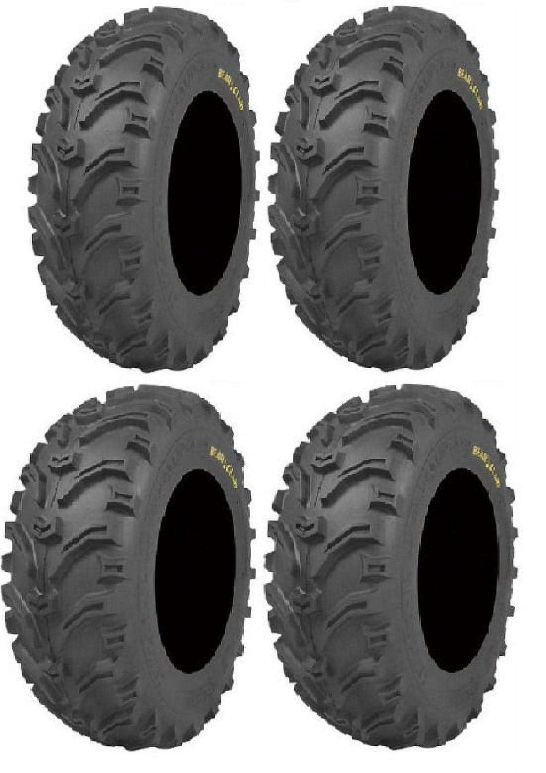 Kenda Bear Claw 6-Ply ATV Tires, Full Set 25x8-12 and 25x10-12 ...