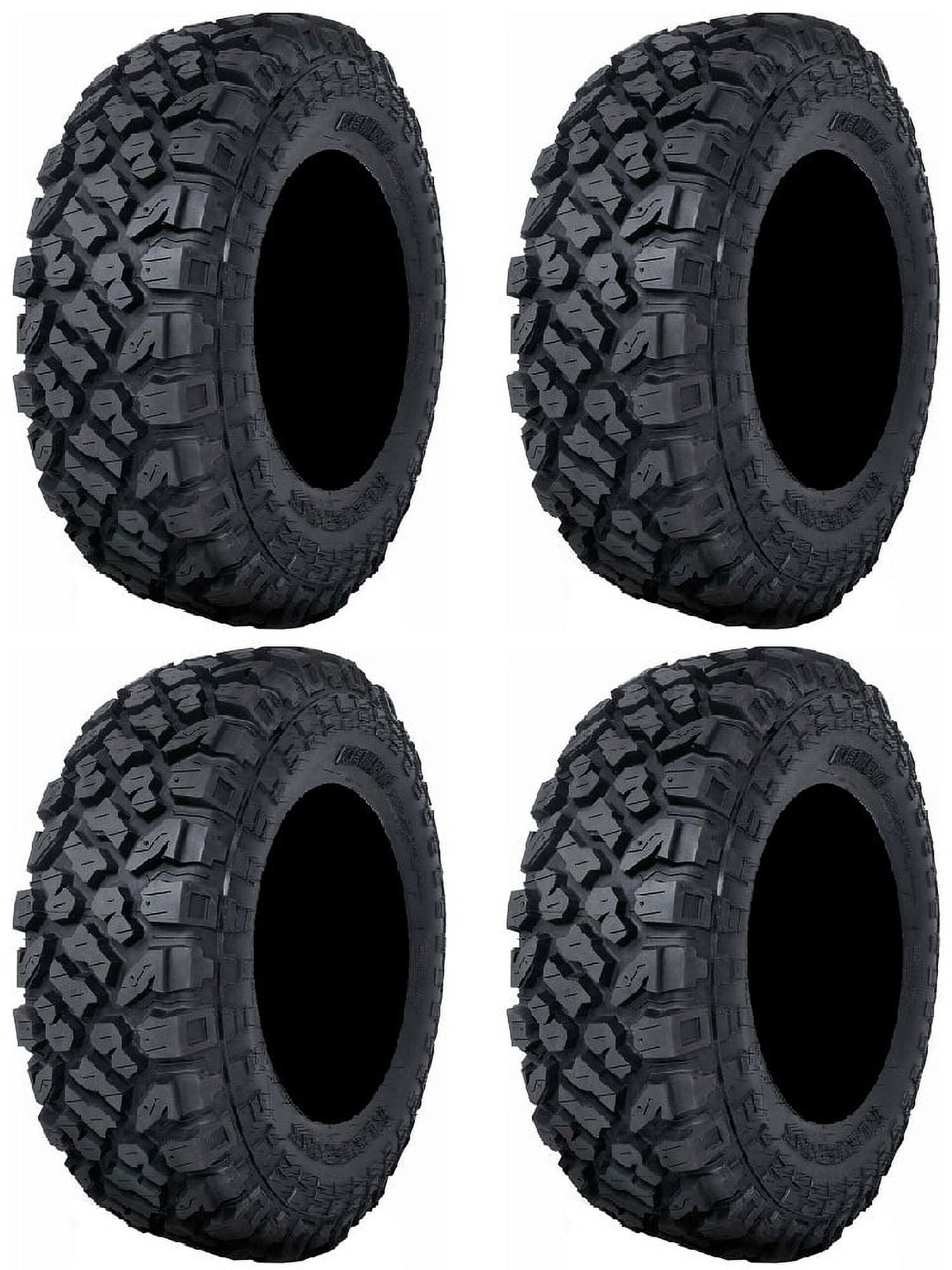 Kenda Klever X/T 8 Ply Steel Belted ATV Tires 27x9-14 and 27x11-14 Full Set (4) - Walmart.com
