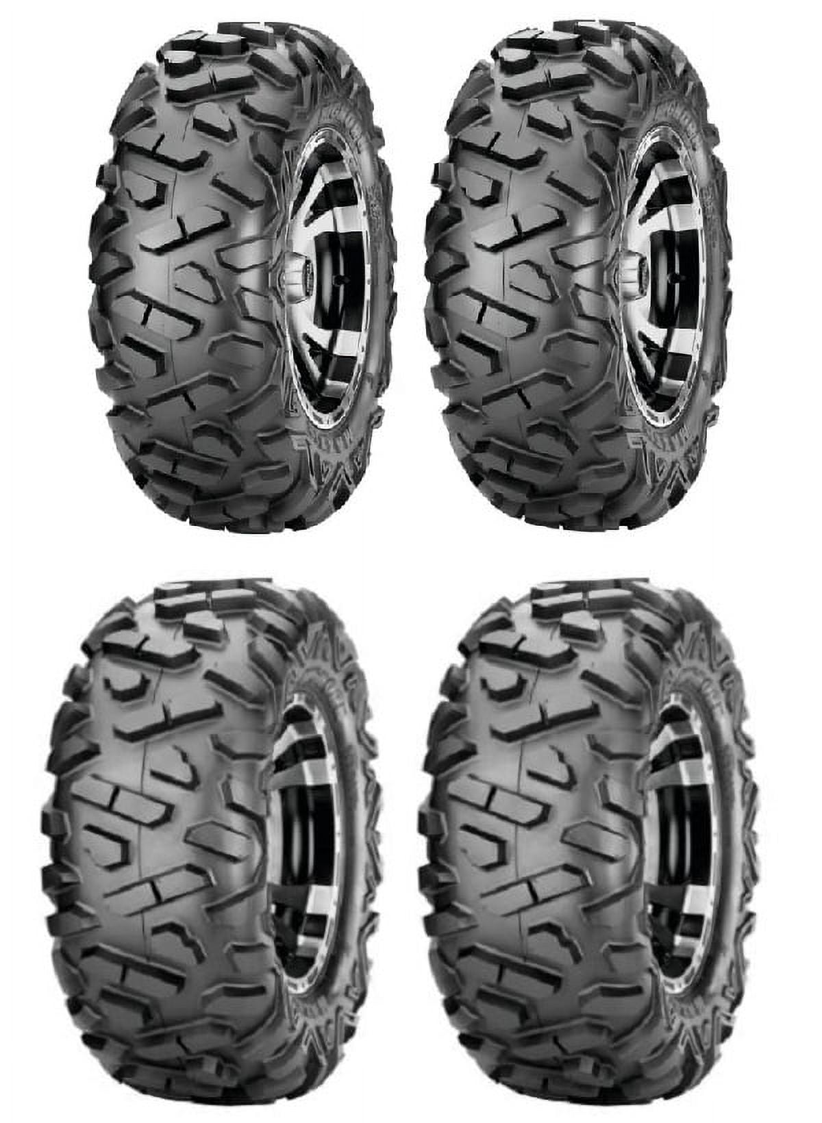 Maxxis BigHorn Radial ATV Tires Full Set 26x9-12, 26x12-12, 6 Ply, Exceptional Traction ...