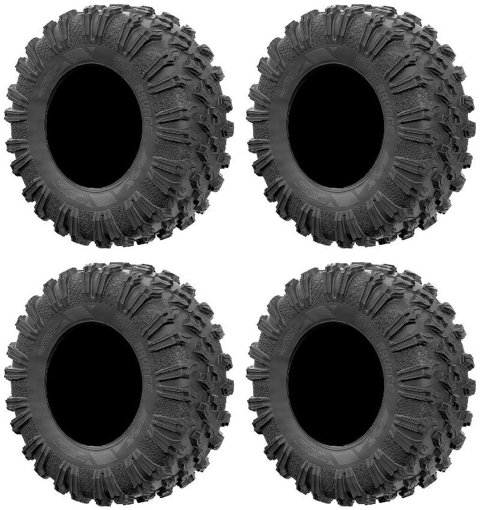 Full set of Motosport EFX MotoRavage (8ply) Radial 32x10-14 ATV Tires ...