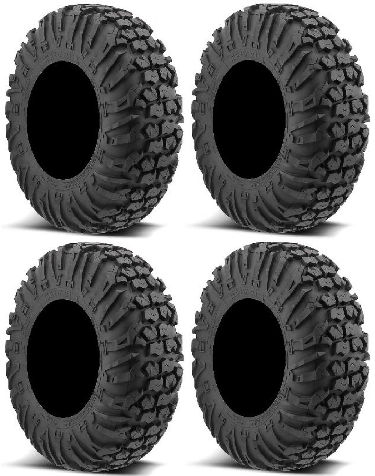 Full set of Motosport EFX MotoVator (8ply) Radial 30x9.5-16 ATV Tires ...