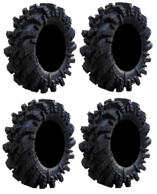 Full set of Super ATV Intimidator (6ply) ATV Mud Tires 34x10.5-15 (4 ...