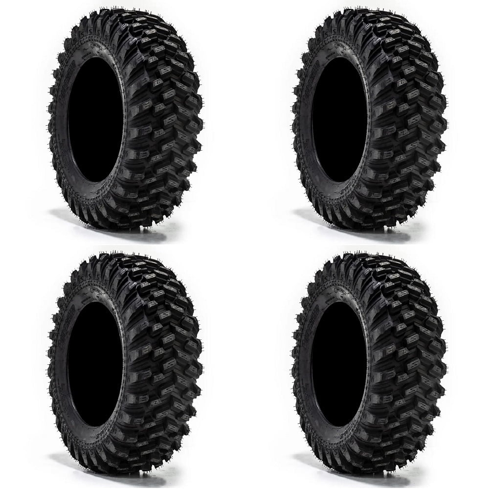 Full set of Super ATV Warrior XT Sticky (8ply) ATV Mud Tires 35x10-15 ...